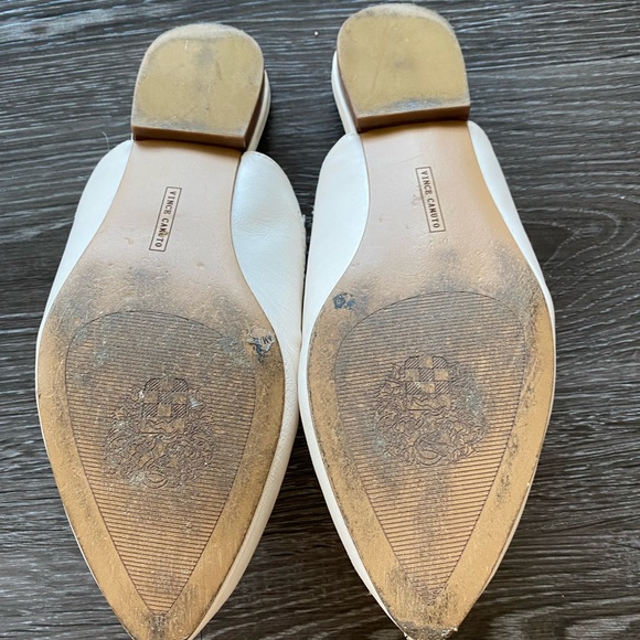 Vince Camuto | Shoes | Vince Camuto Beige Mule Slides | Poshmark